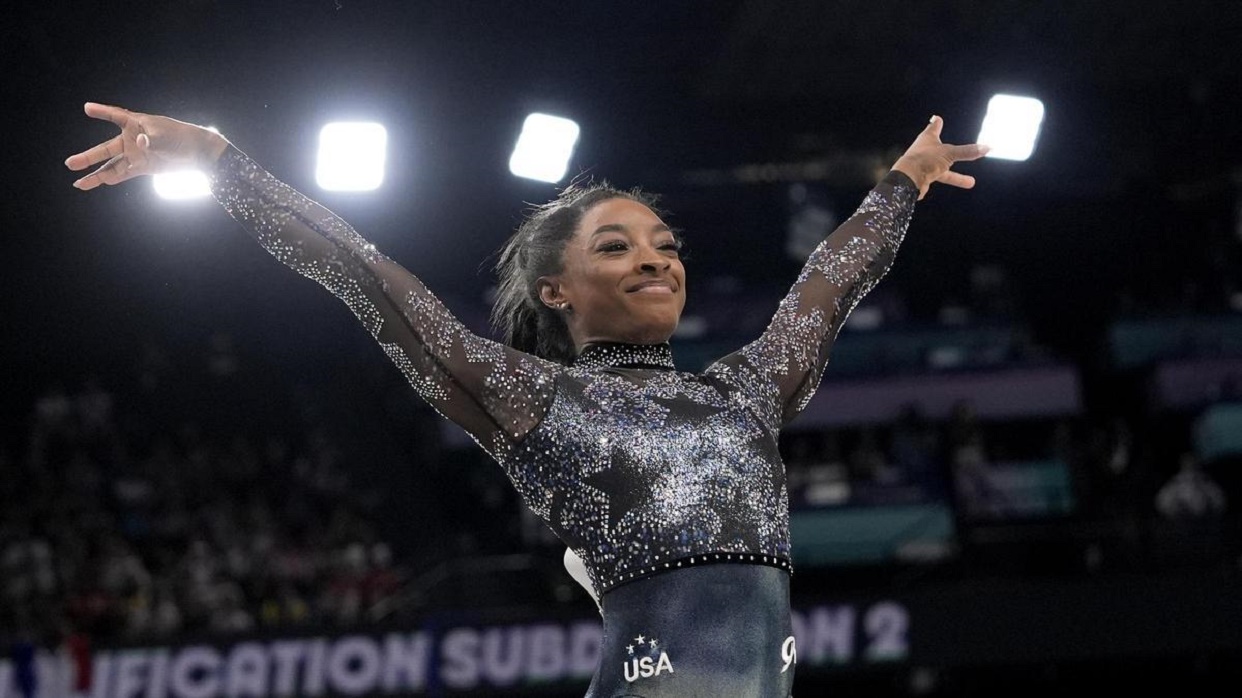 La gimnasta Simone Biles asombra en su regreso a los Juegos Olímpicos París 2024